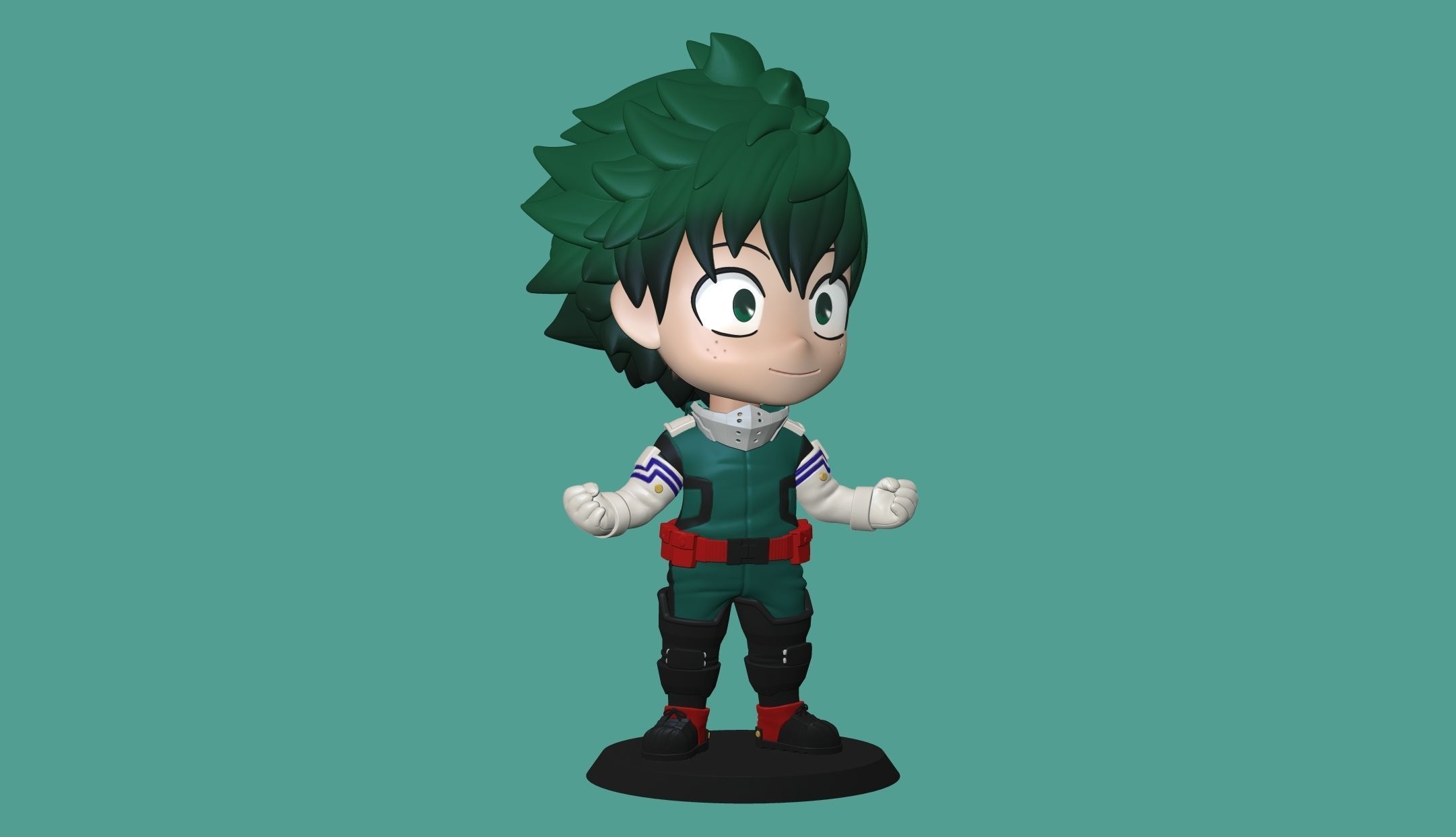 Deku Midoriya Boku no Hero 3D model 3D printable | CGTrader