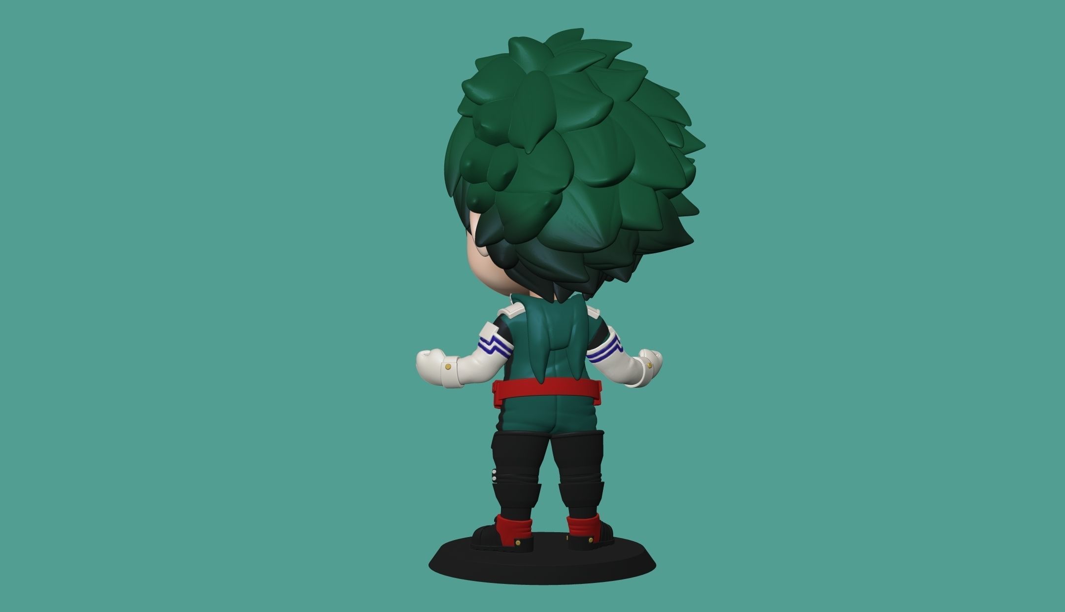 Deku Midoriya Boku no Hero 3D model 3D printable | CGTrader