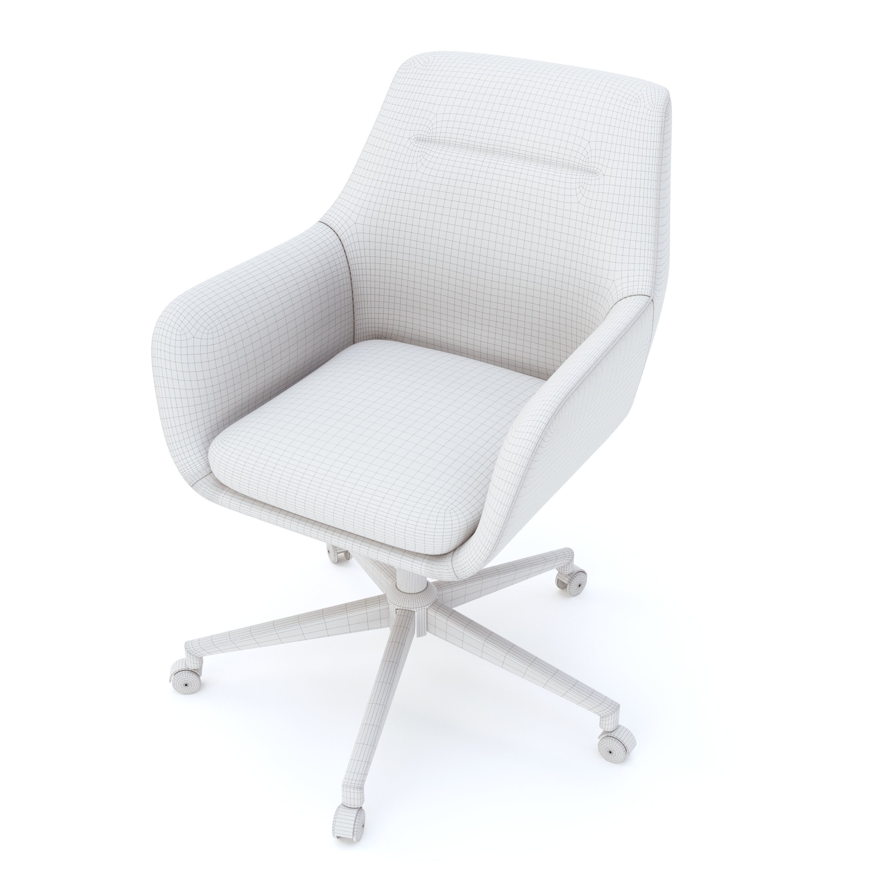 John Lewis Gerry Office Swivel Chair 3D model | CGTrader