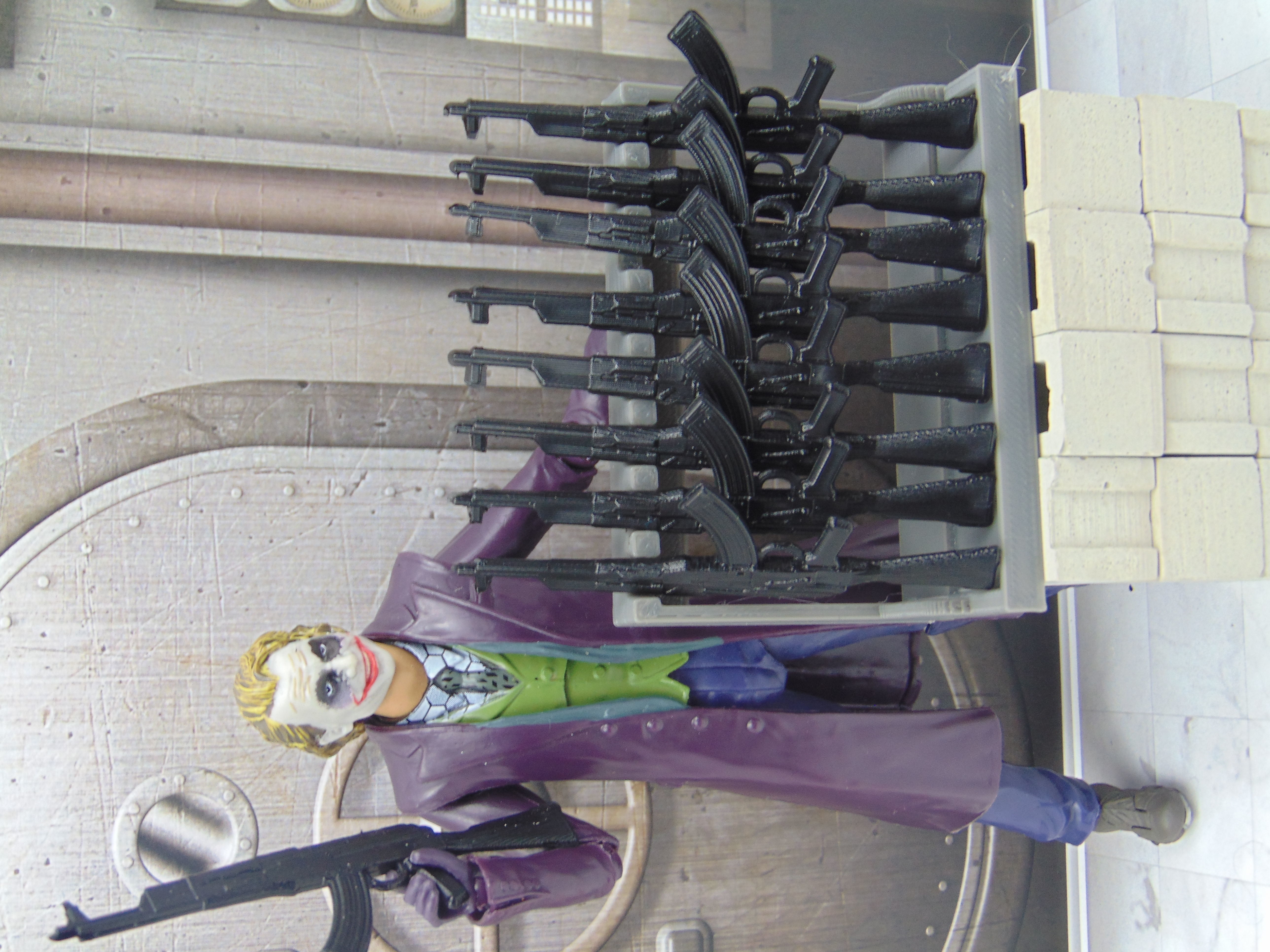 GI JOE Classified 3D Print Vertical Gun Racks Diorama Prop Set 3D model ...