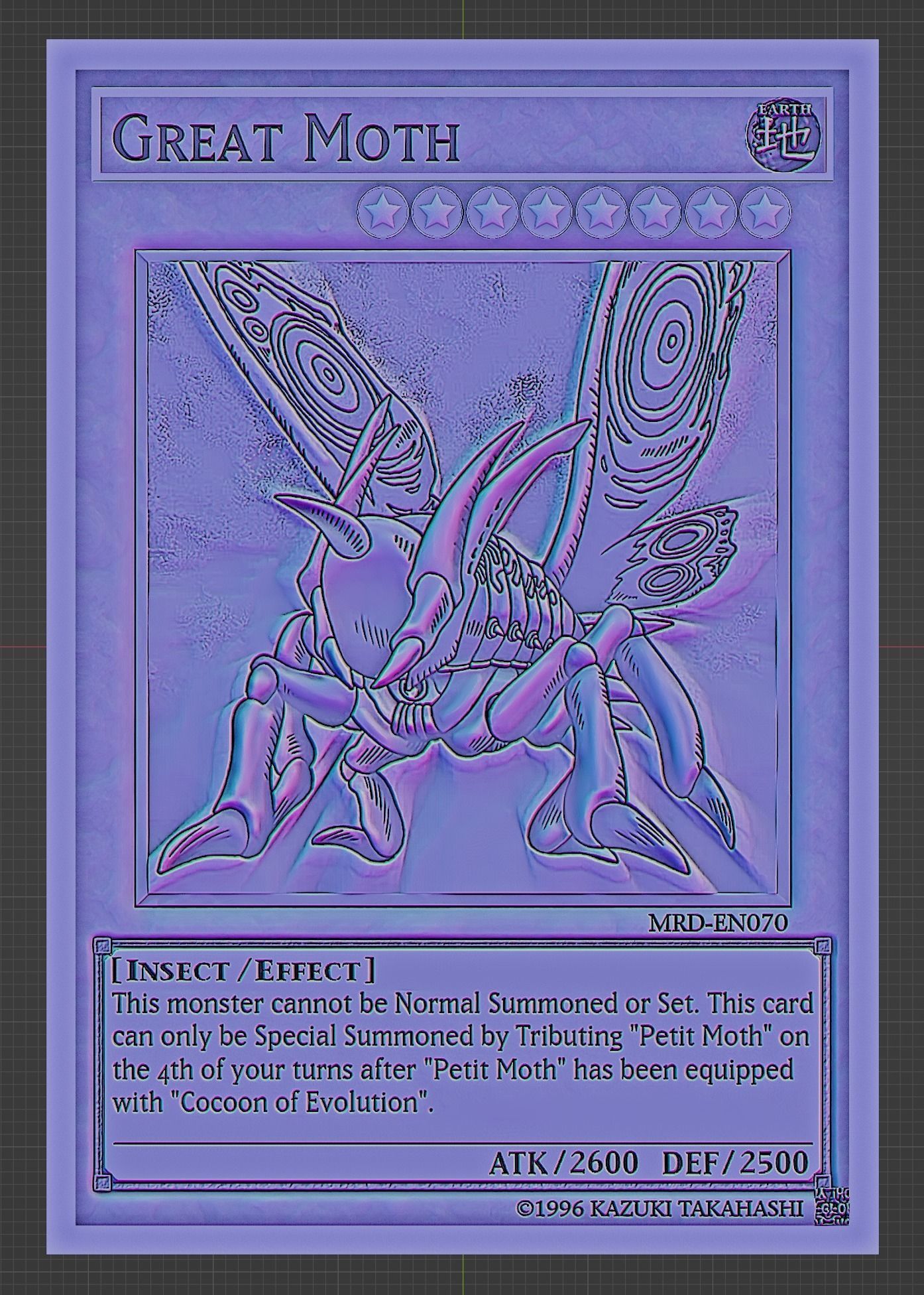 great moth - yugioh 3D model 3D printable | CGTrader