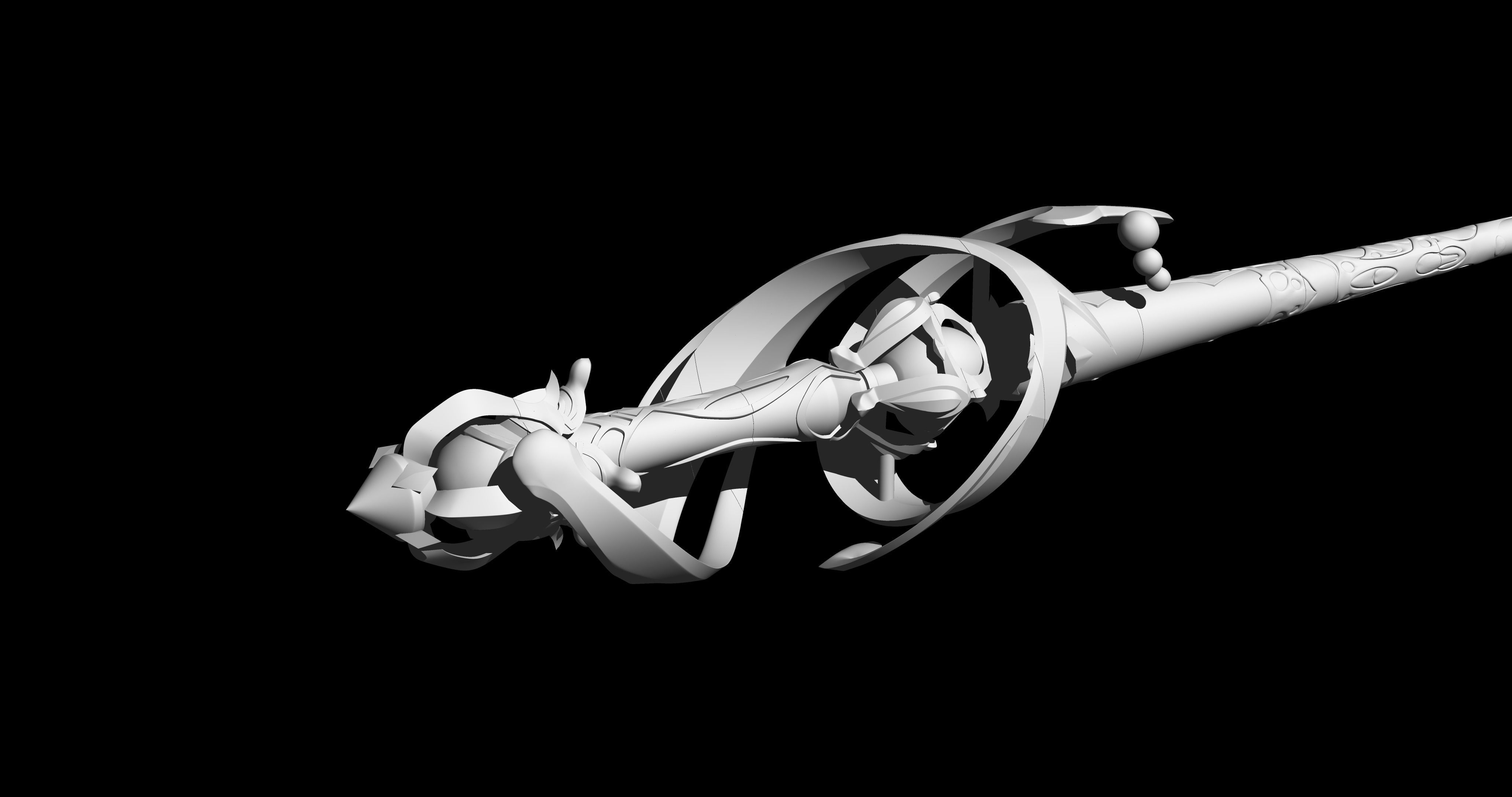 Genshin Impact Furina Sword Splendor of Tranquil Waters 3D model 3D ...