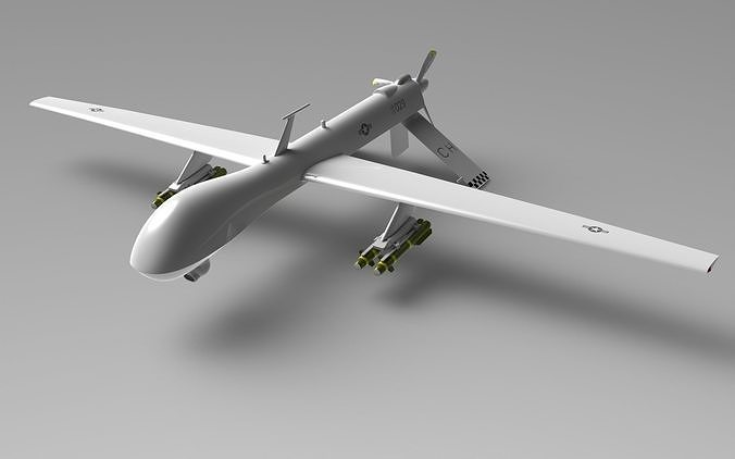 MQ-1 Predator UAV 3D model | CGTrader