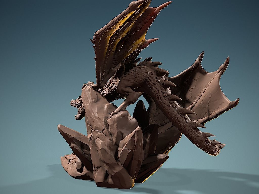 Azure Dragon 3D model 3D printable | CGTrader