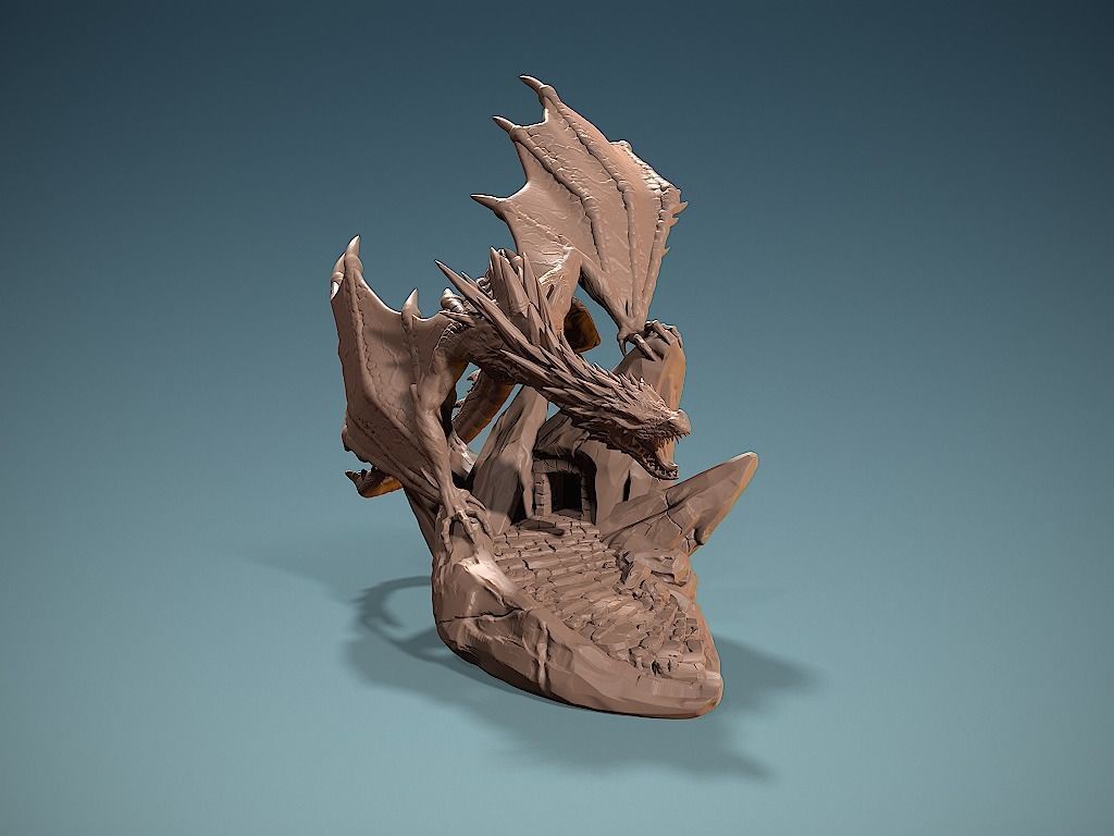 Azure Dragon 3D model 3D printable | CGTrader