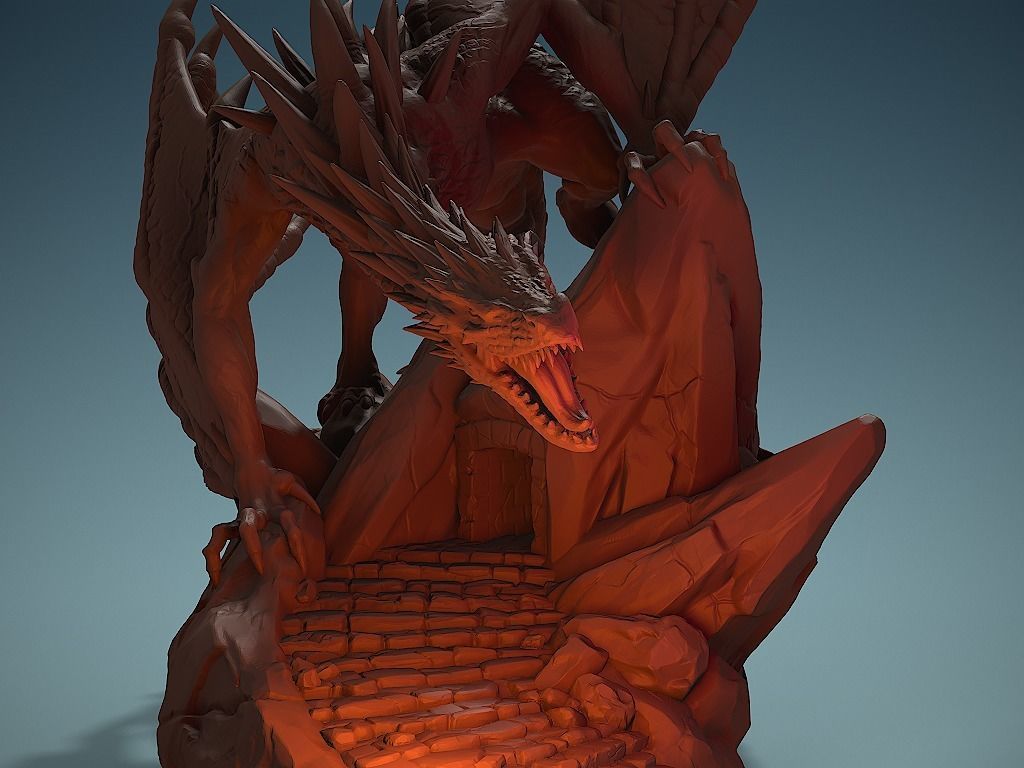 Azure Dragon 3D model 3D printable | CGTrader