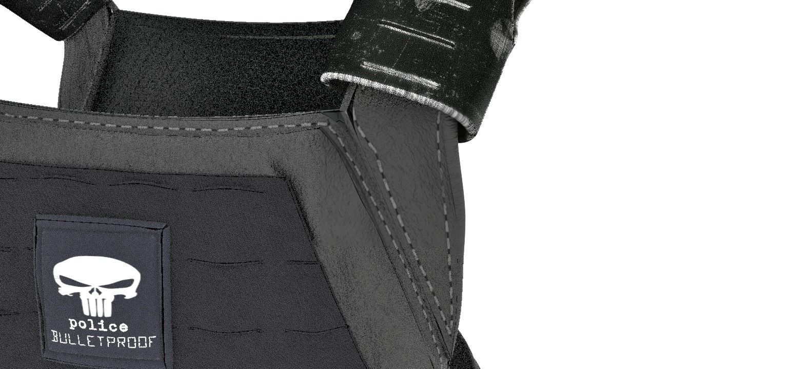 3D model BULLETPROOF JACKET VR / AR / low-poly | CGTrader