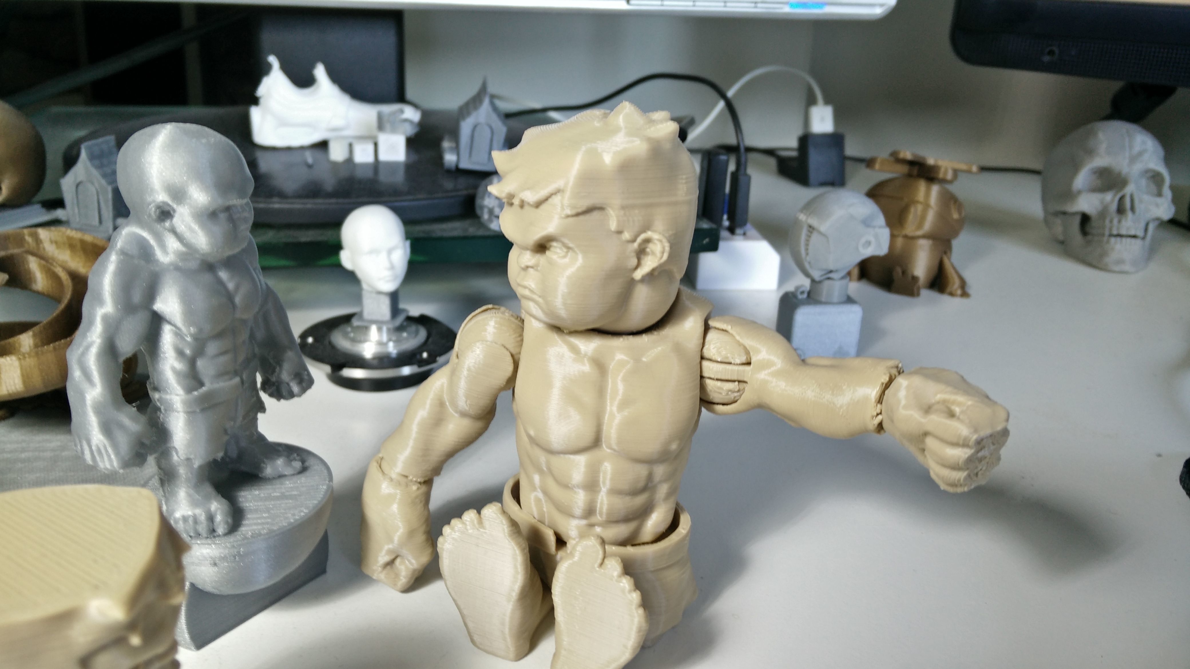 Action Figure Hulk - print in place - FDM 3D model 3D printable | CGTrader