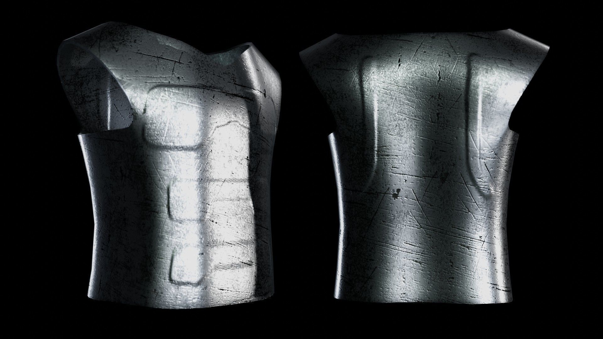 3D model medieval armour VR / AR / low-poly | CGTrader