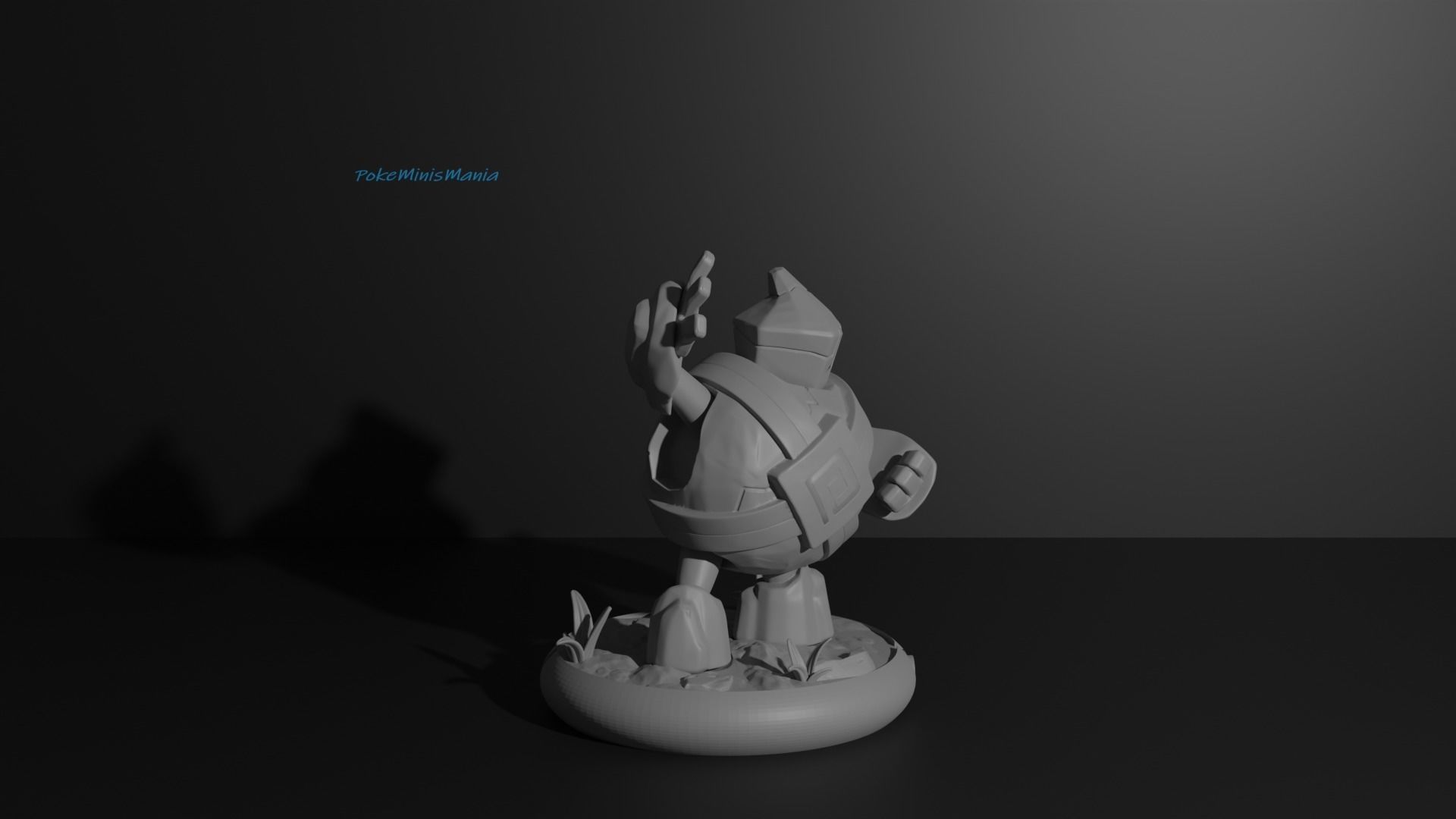 Golett and Golurk pokemon 3D print model 3D model 3D printable | CGTrader