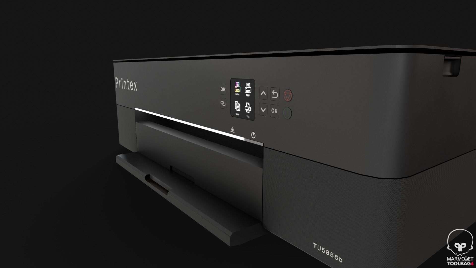 3D model Low Poly Printer VR / AR / low-poly | CGTrader