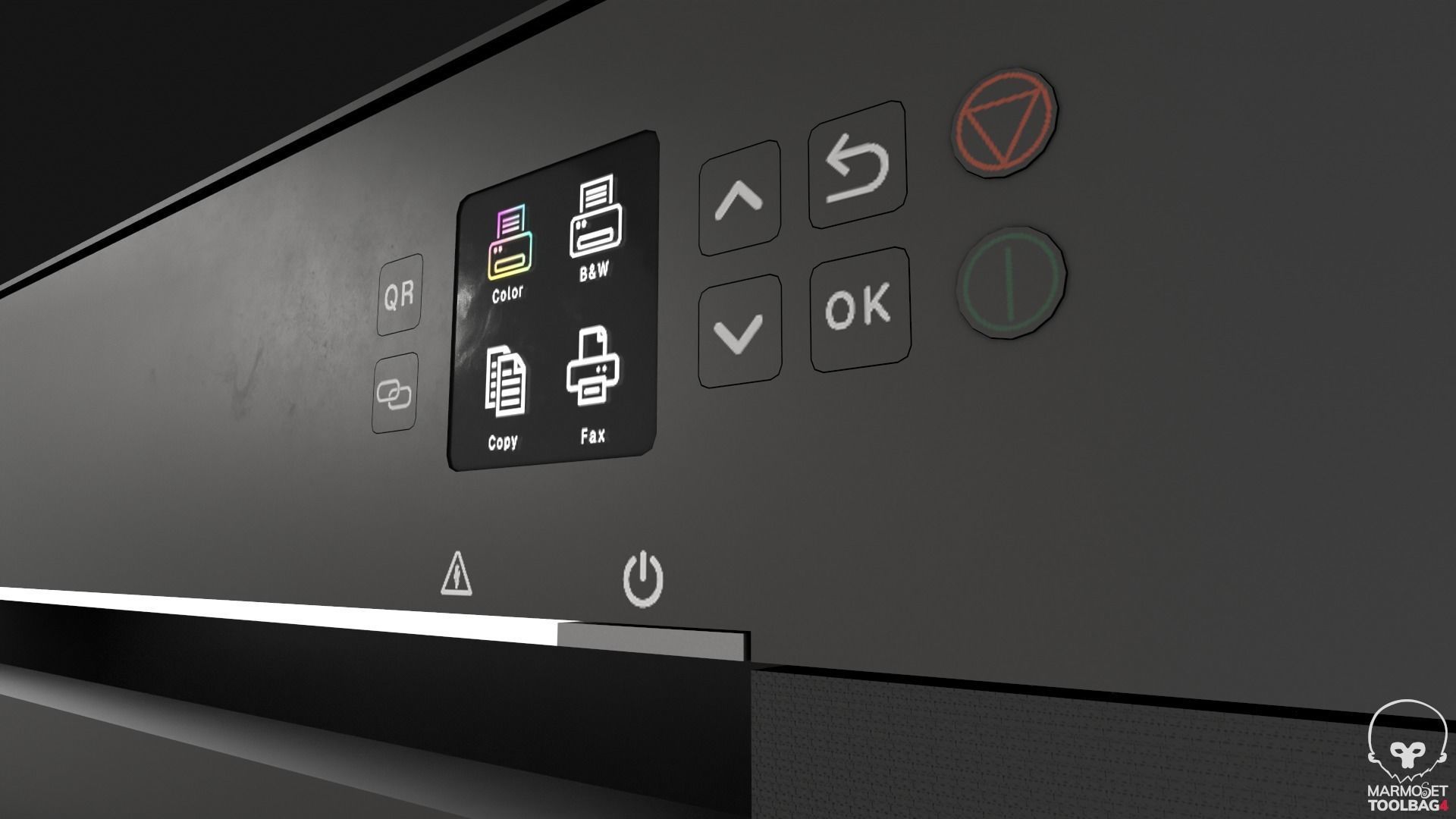 3D model Low Poly Printer VR / AR / low-poly | CGTrader