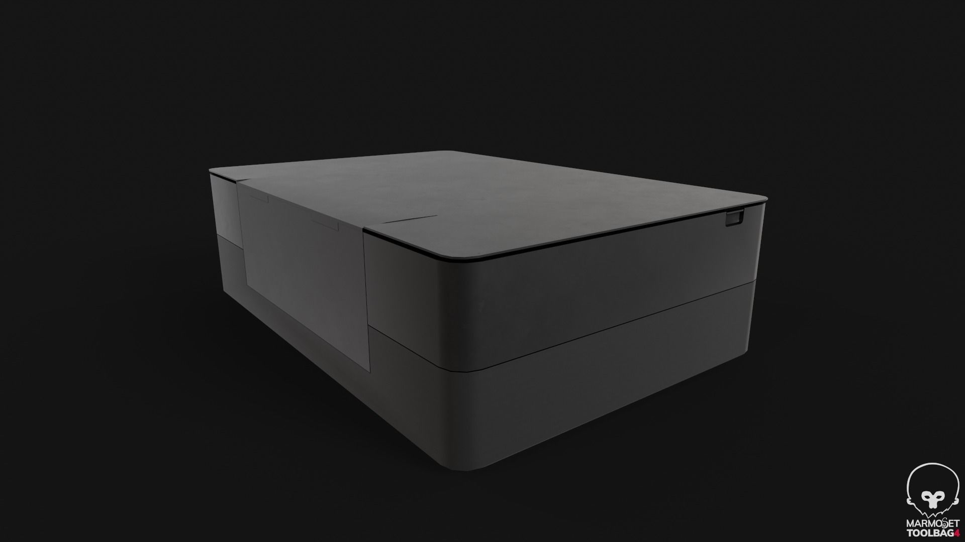 3D model Low Poly Printer VR / AR / low-poly | CGTrader