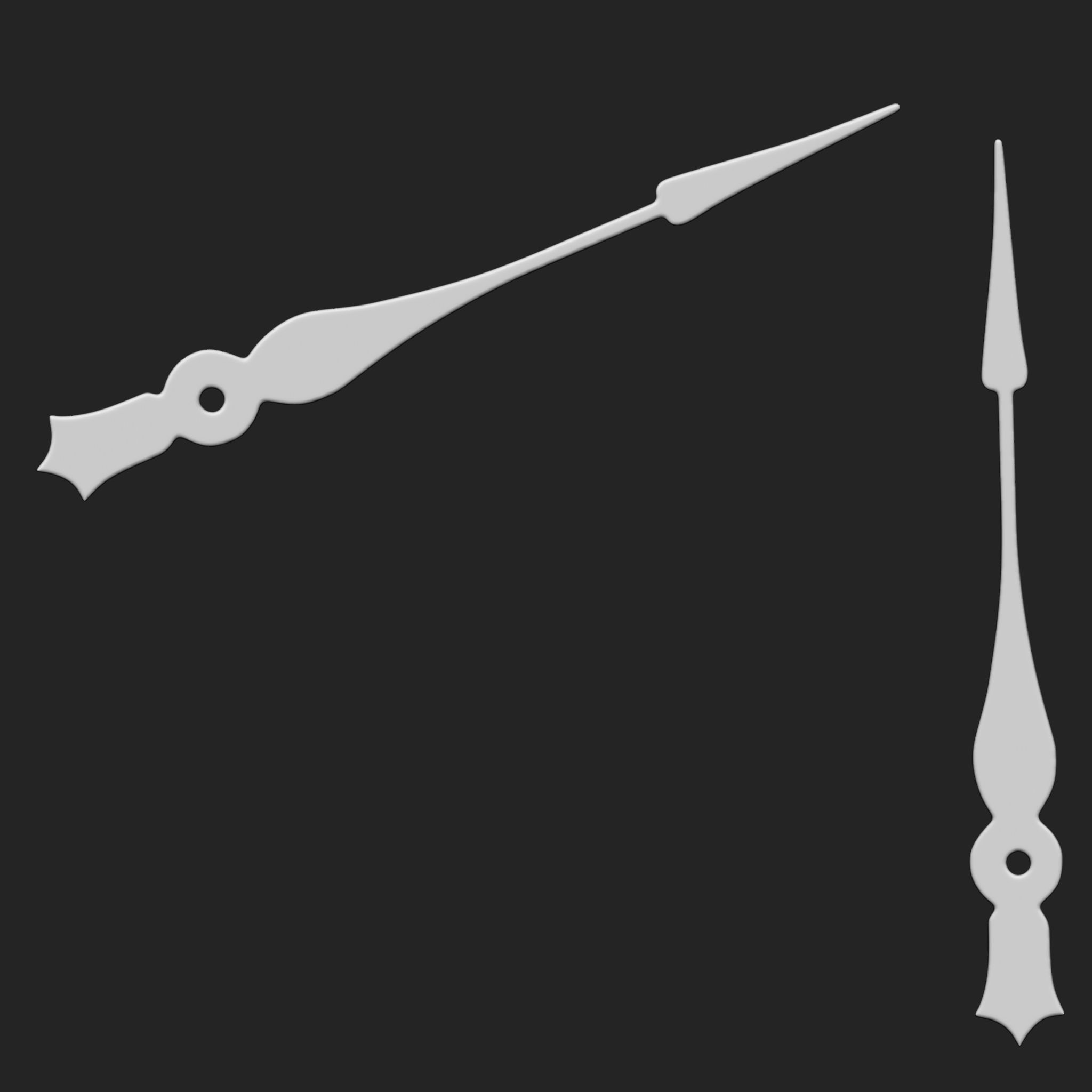 Clock Arrow IMM Brush Pack 21 in One 3D model | CGTrader
