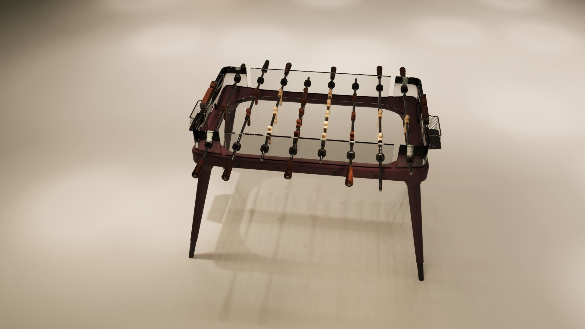 3D model Foosball table VR / AR / low-poly | CGTrader