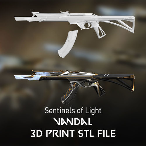 Valorant Sentinels of Light Vandal 3D model 3D printable | CGTrader