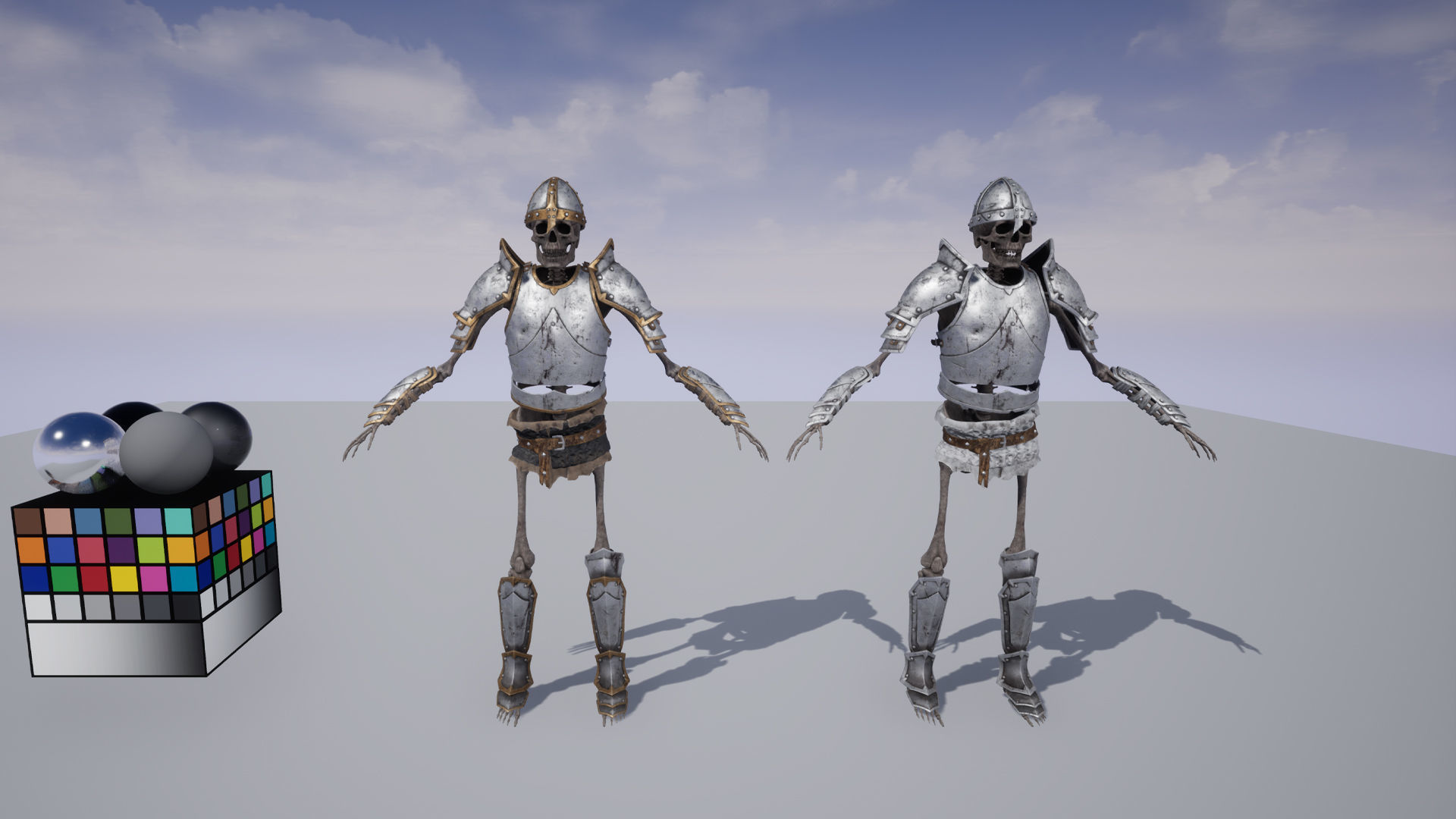 3D model Skeleton Knight - Game Ready VR / AR / low-poly | CGTrader