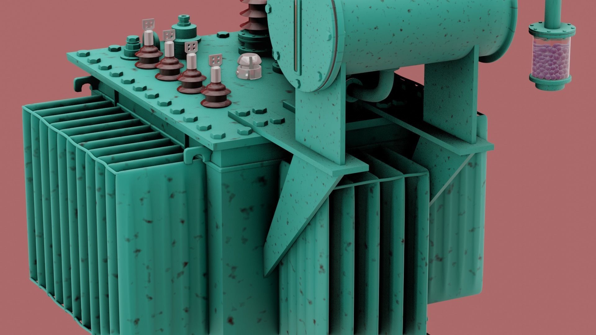 Electrical Transformer free 3D model | CGTrader