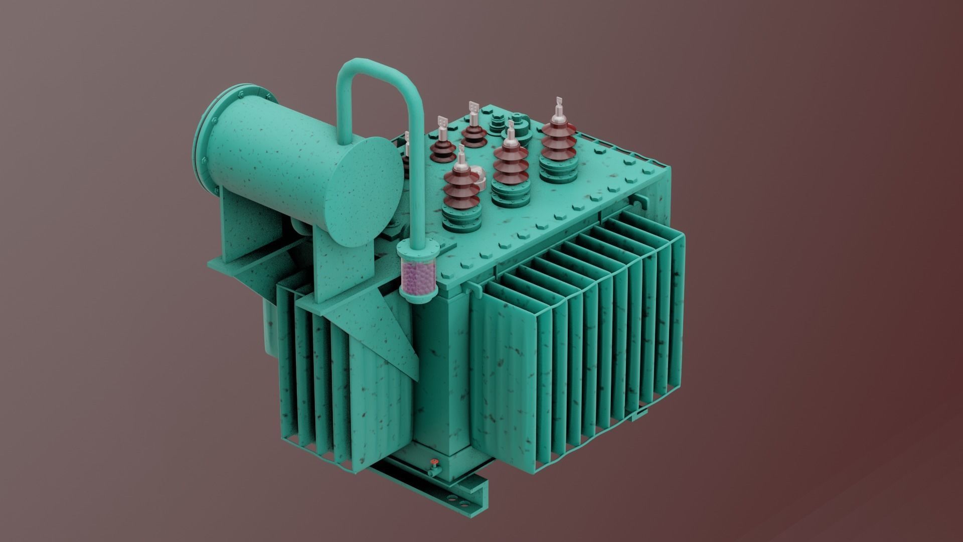 Electrical Transformer free 3D model | CGTrader
