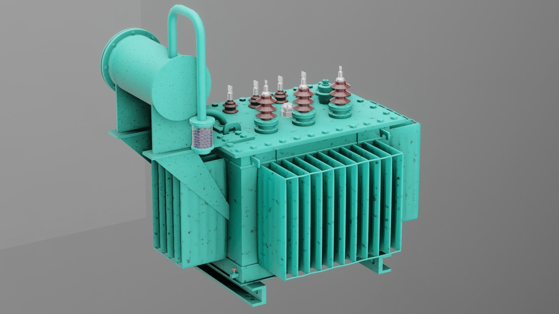 Electrical Transformer free 3D model | CGTrader