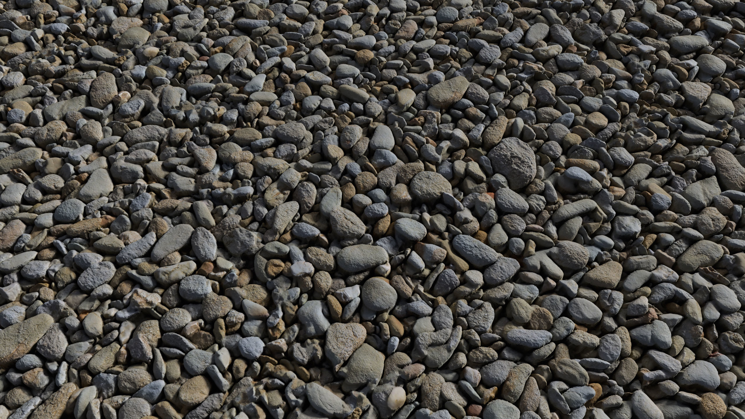 Texture Cobble Stone Terrain seamless PBR texture VR / AR / low-poly ...