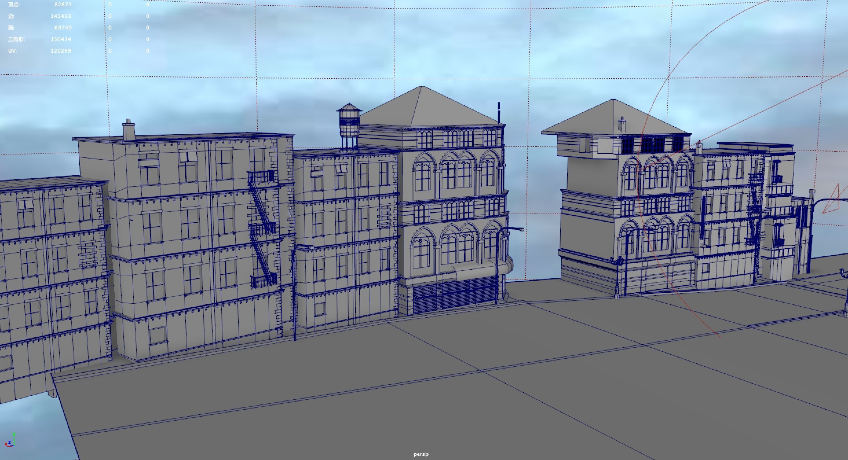 City Street Alley Block 3D model | CGTrader