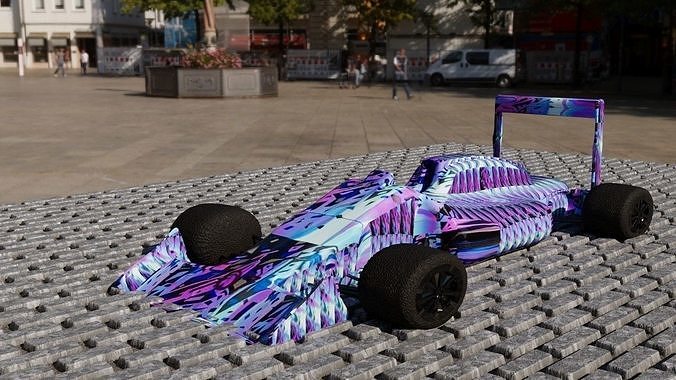 racing car 3D model | CGTrader