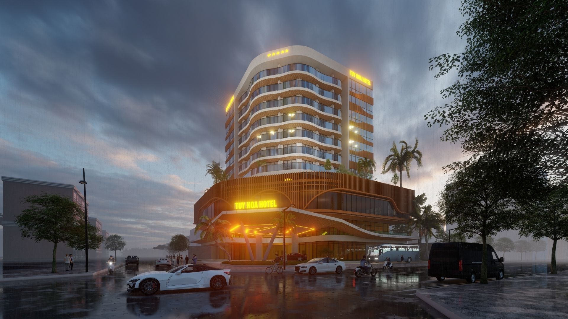 A Hotel - Lumion Exterior visualization 3D model | CGTrader