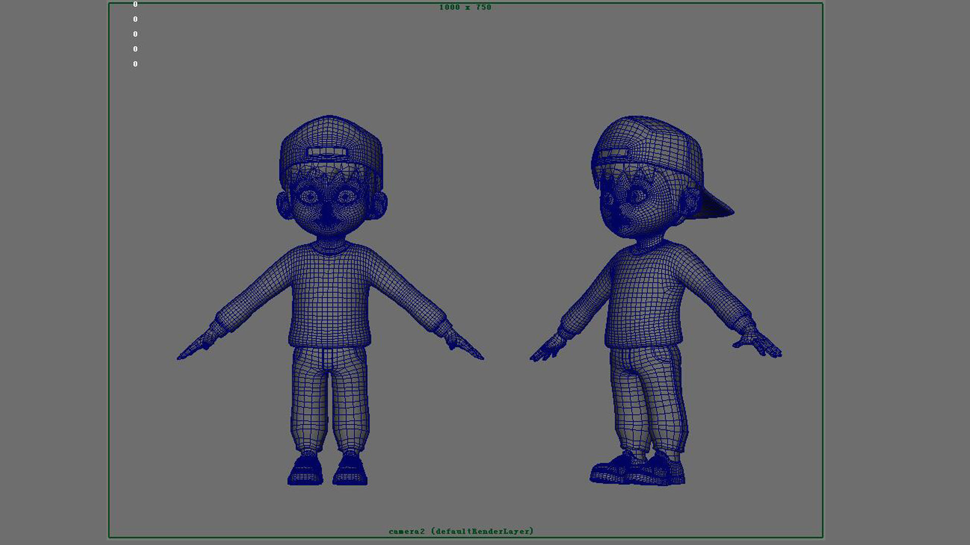 kid boy toonish stylized character asian daniel baby child 3D model ...