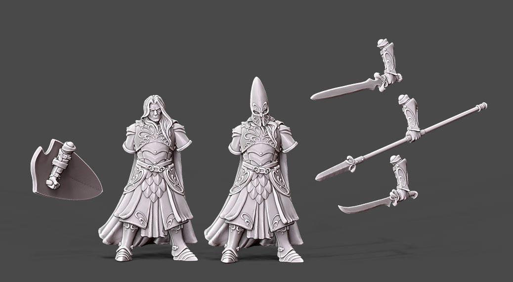High Elf - 32-35mm scale 3D model 3D printable | CGTrader