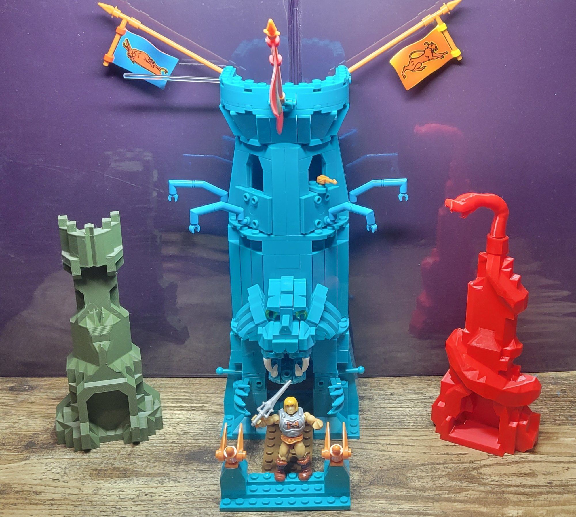 MEGA Construx Eternia Companion Towers 3D model 3D printable | CGTrader