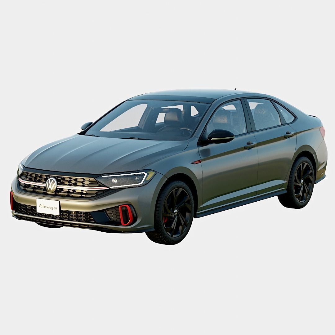 3D model Volkswagen Jetta GLI 2024 Autobahn Spec VR / AR / low-poly ...