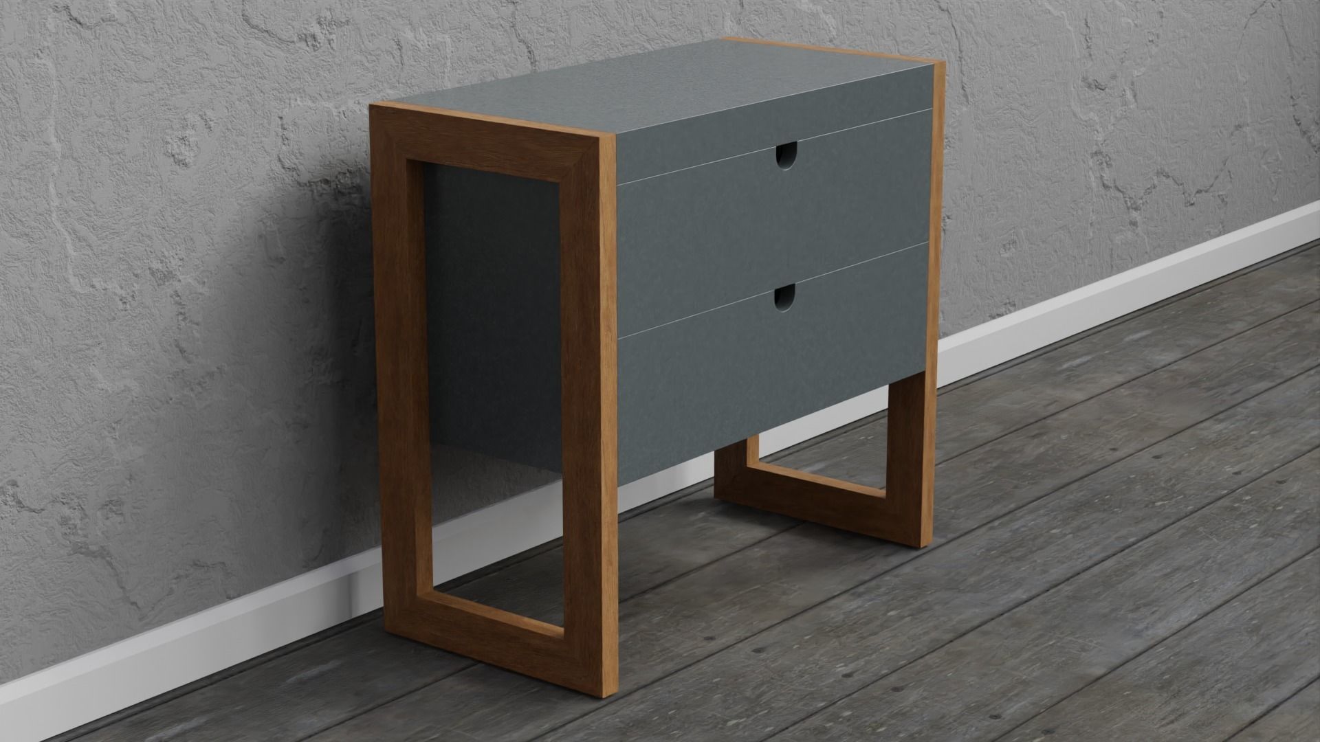 Modern Bedside Design free 3D model | CGTrader