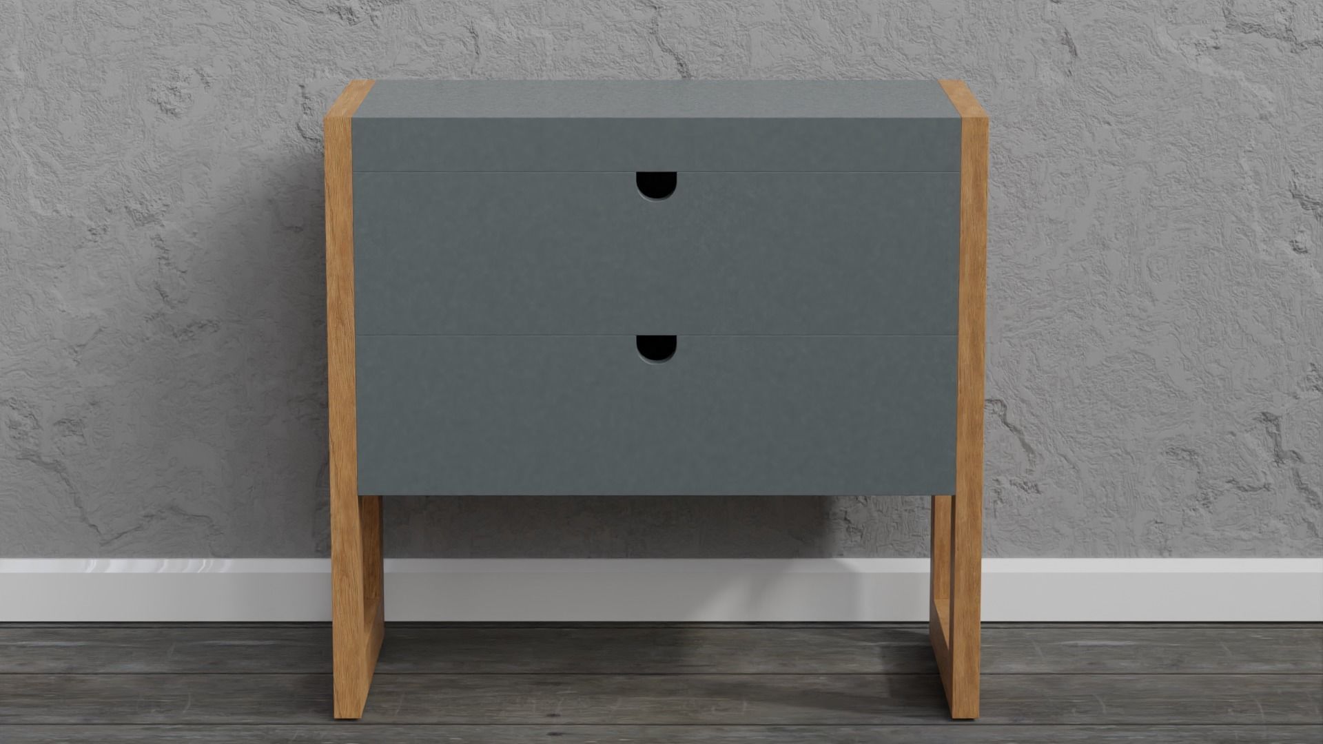 Modern Bedside Design free 3D model | CGTrader