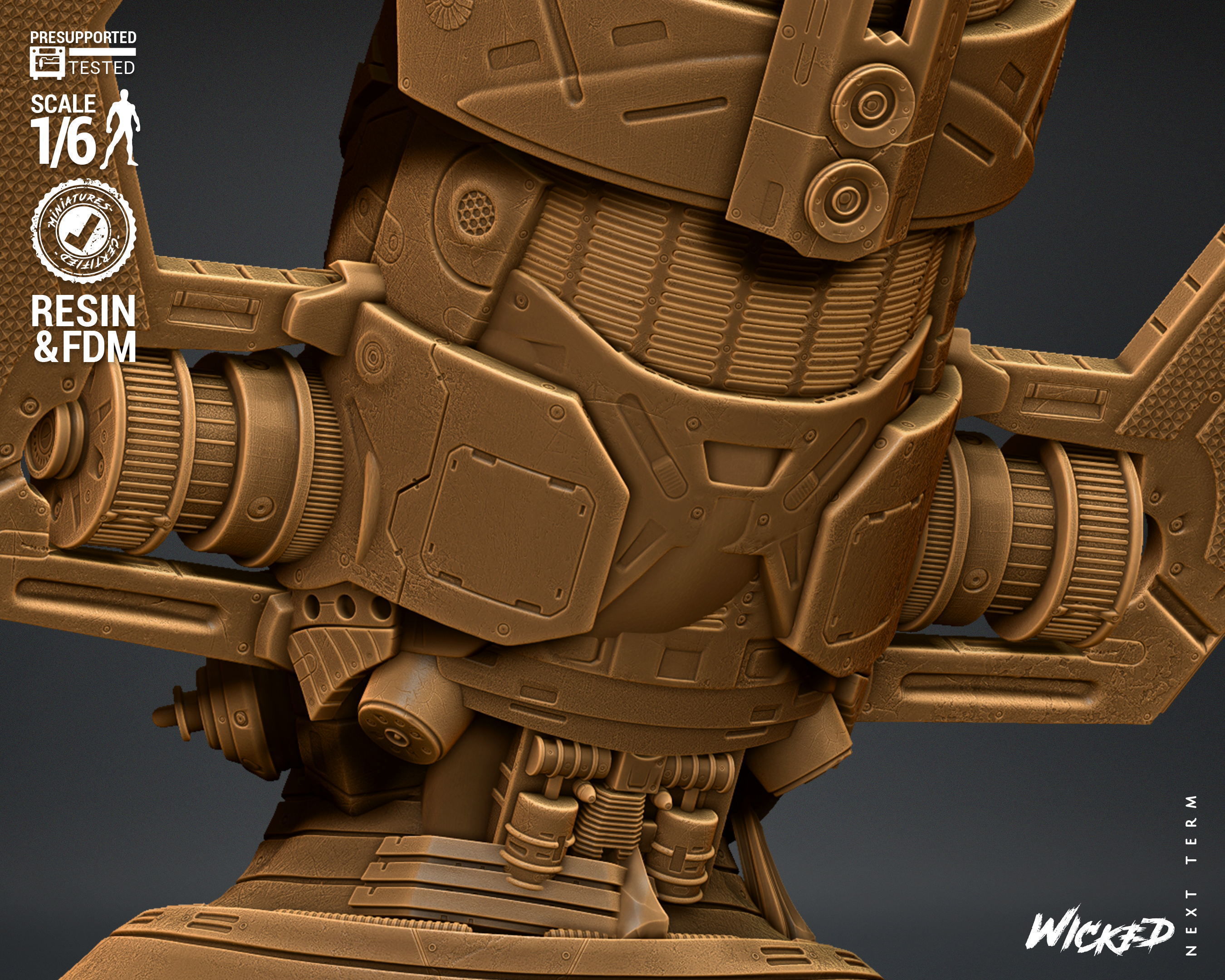 Wicked Marvel Galactus Bust Tested for 3D printing 3D model 3D ...