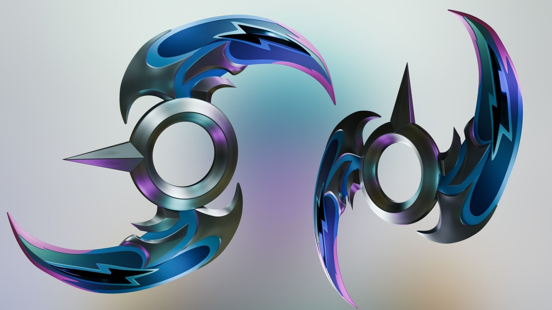 HEARTSTEEL Aphelios Crescendum the Chakram league of legends 3D model 3D printable | CGTrader