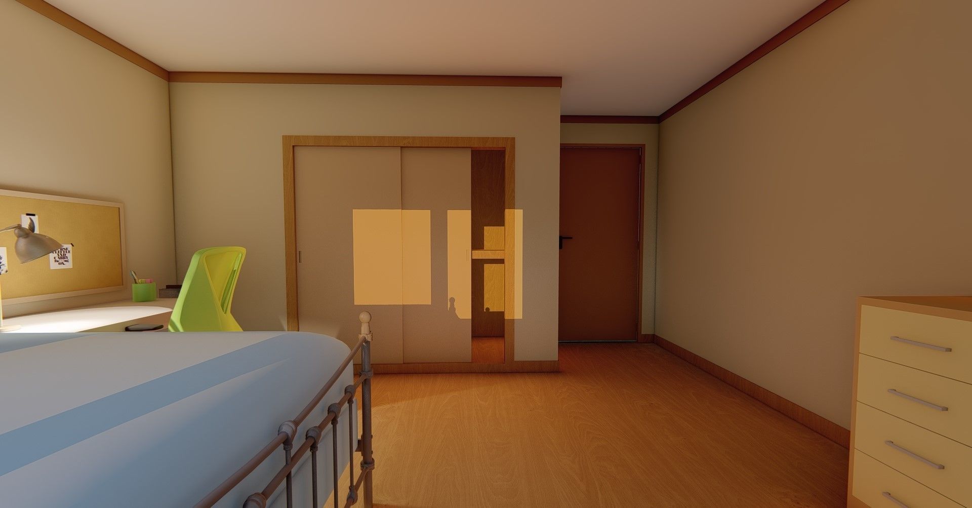Ichigo room 3D model | CGTrader