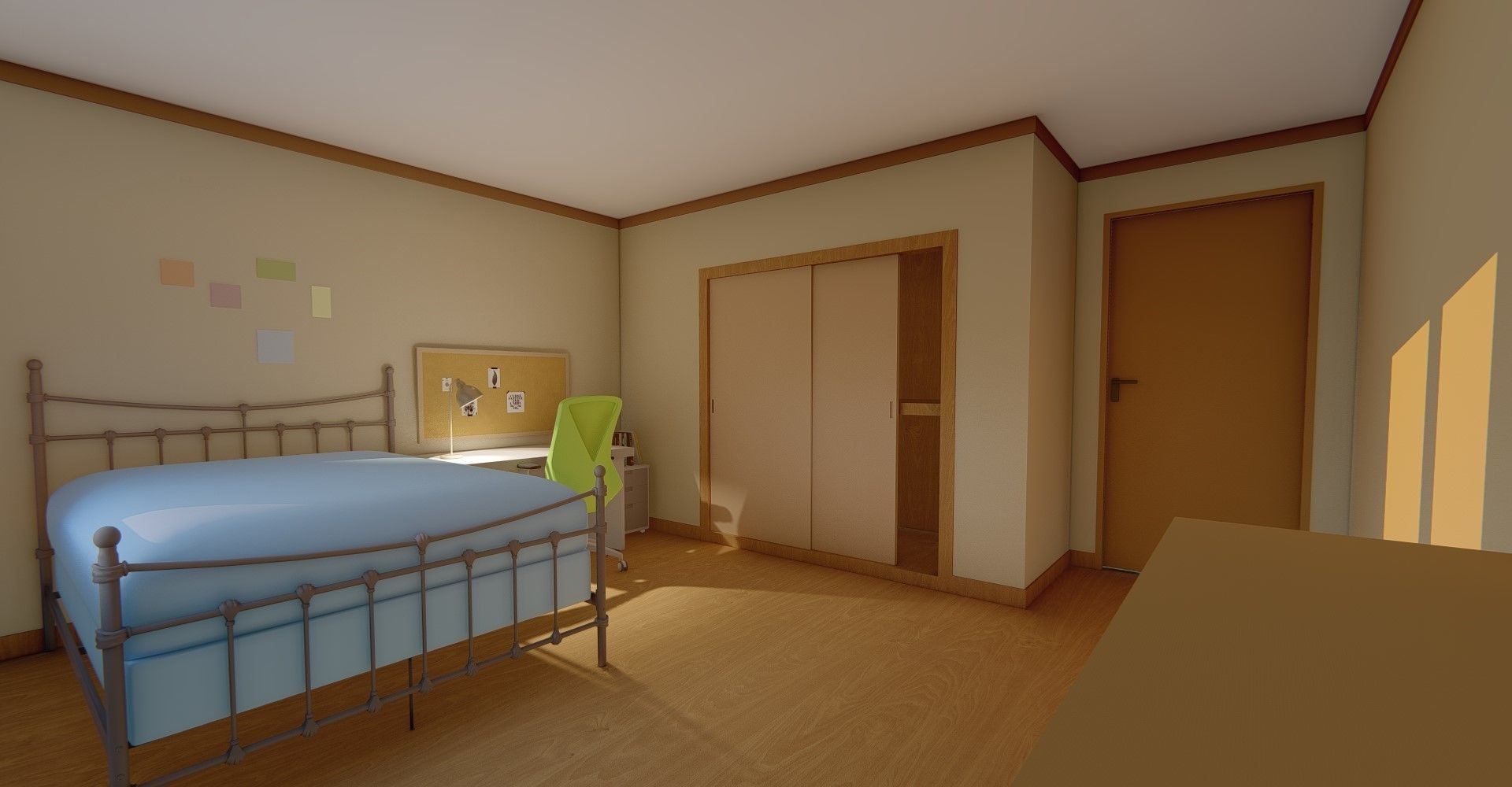 Ichigo room 3D model | CGTrader