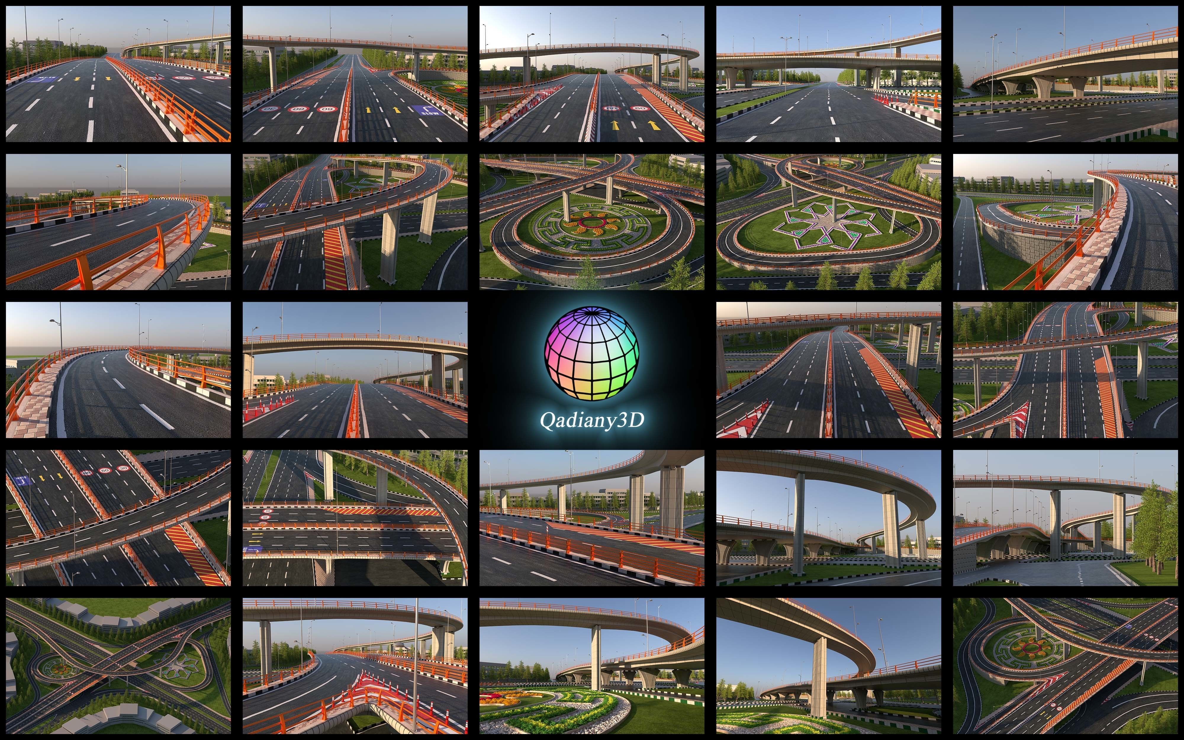 Flyover Bridge 3D model | CGTrader