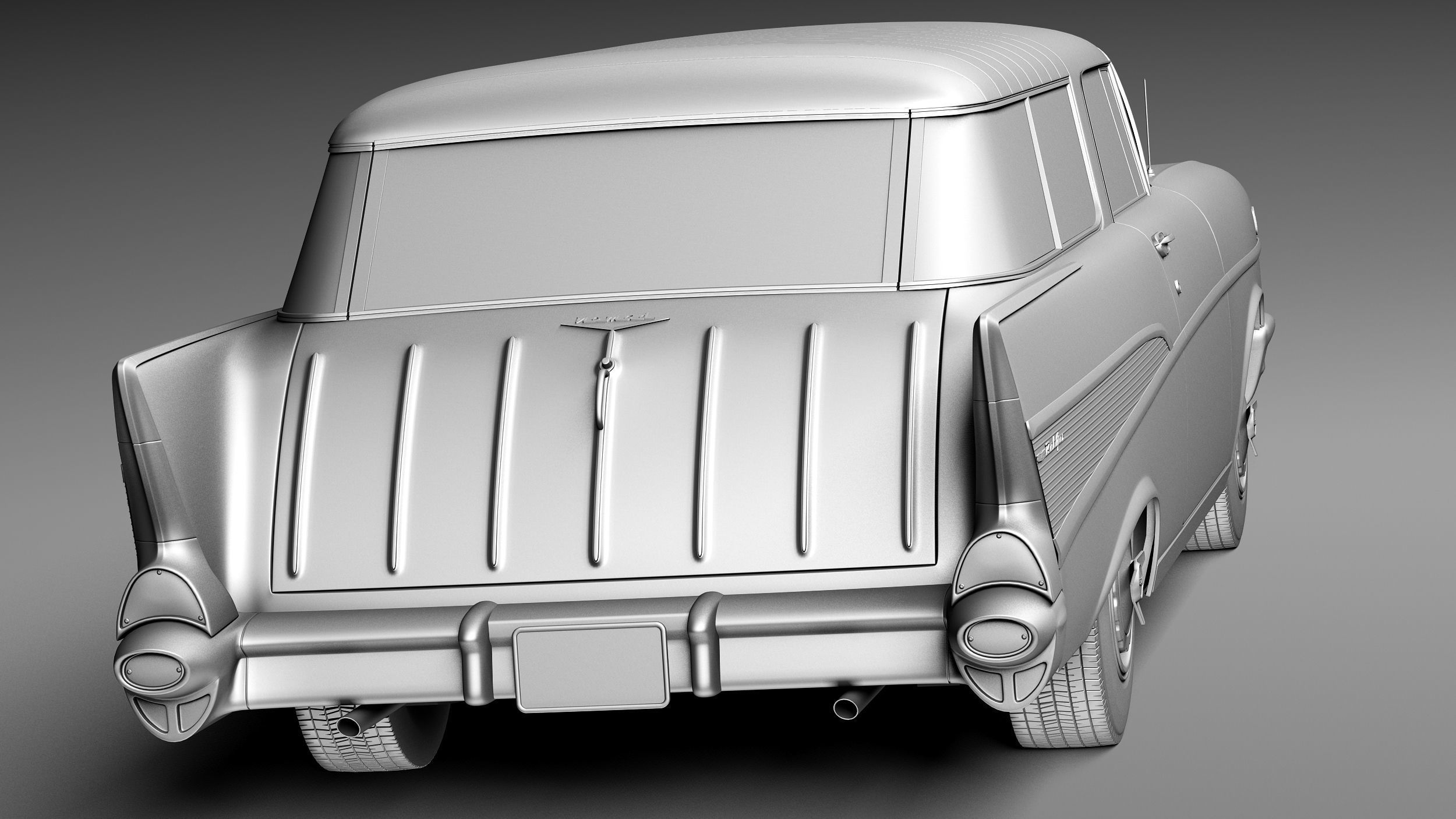 Chevrolet Nomad 1957 3D model | CGTrader