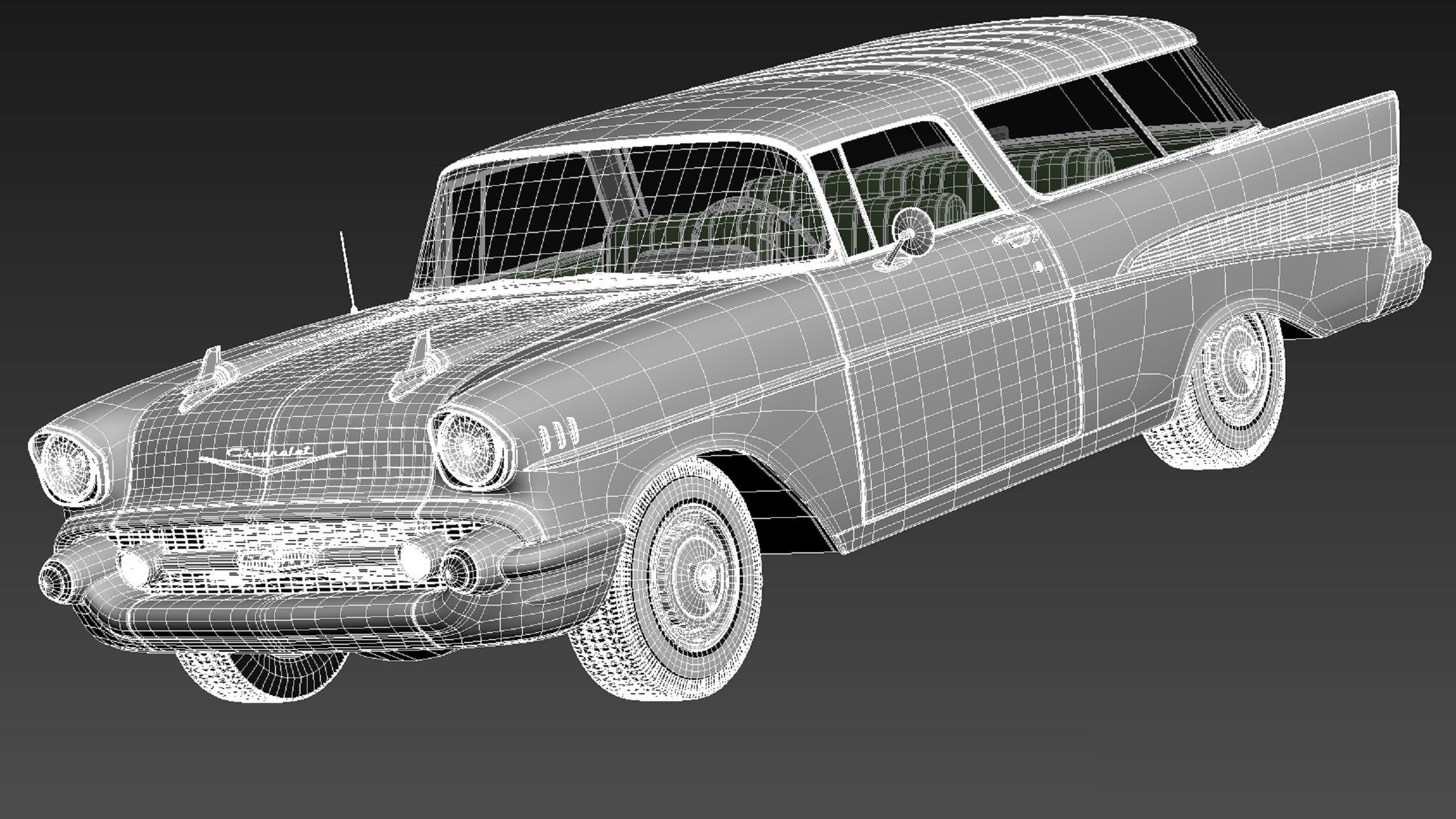 Chevrolet Nomad 1957 3D model | CGTrader