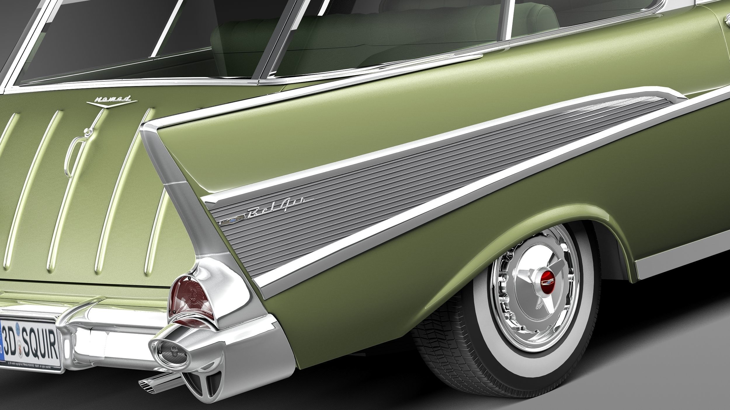 Chevrolet Nomad 1957 3D model | CGTrader