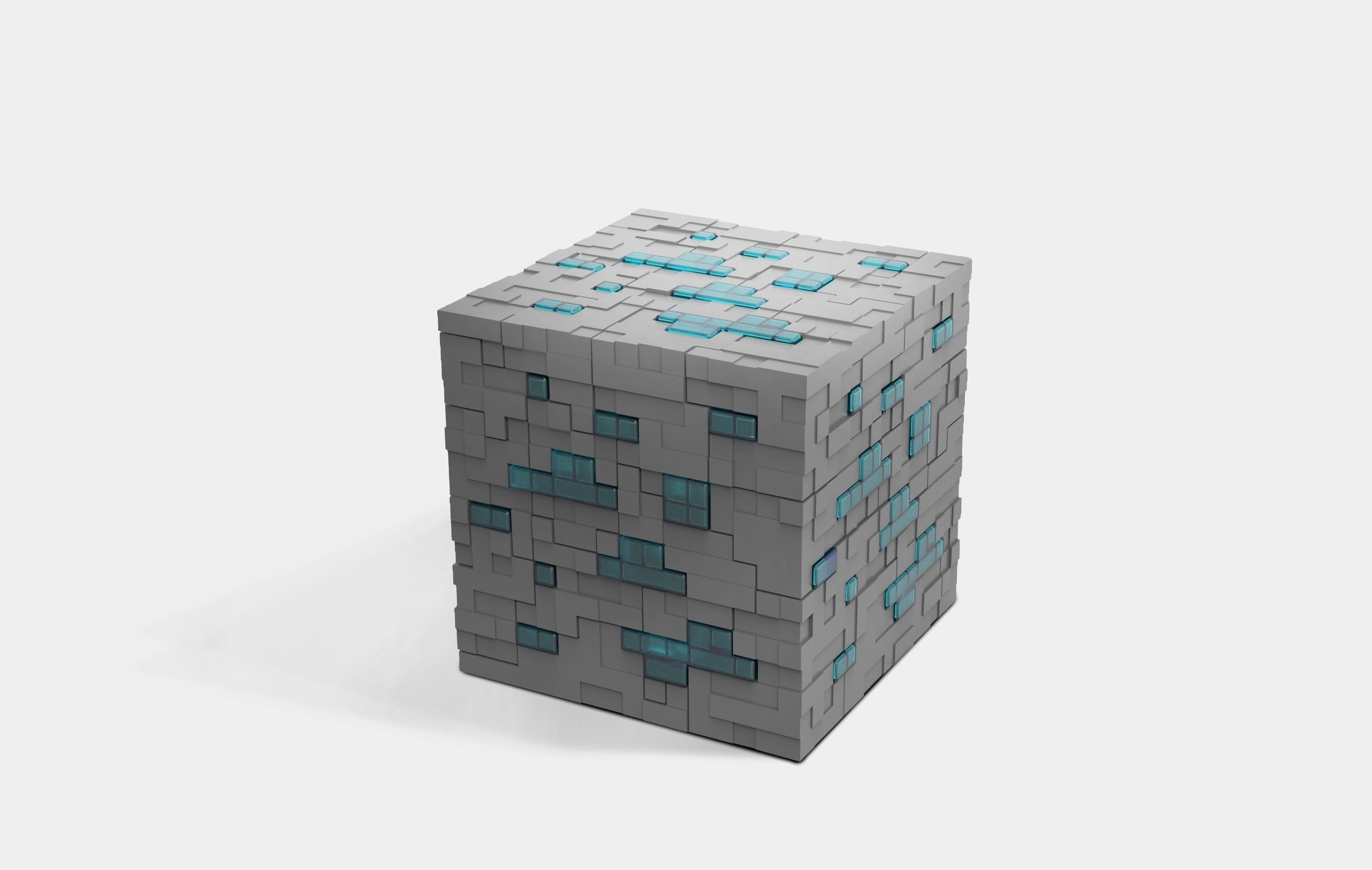 Most Realistic Minecraft block LAMP and 3D PUZZLE 3D model 3D printable ...