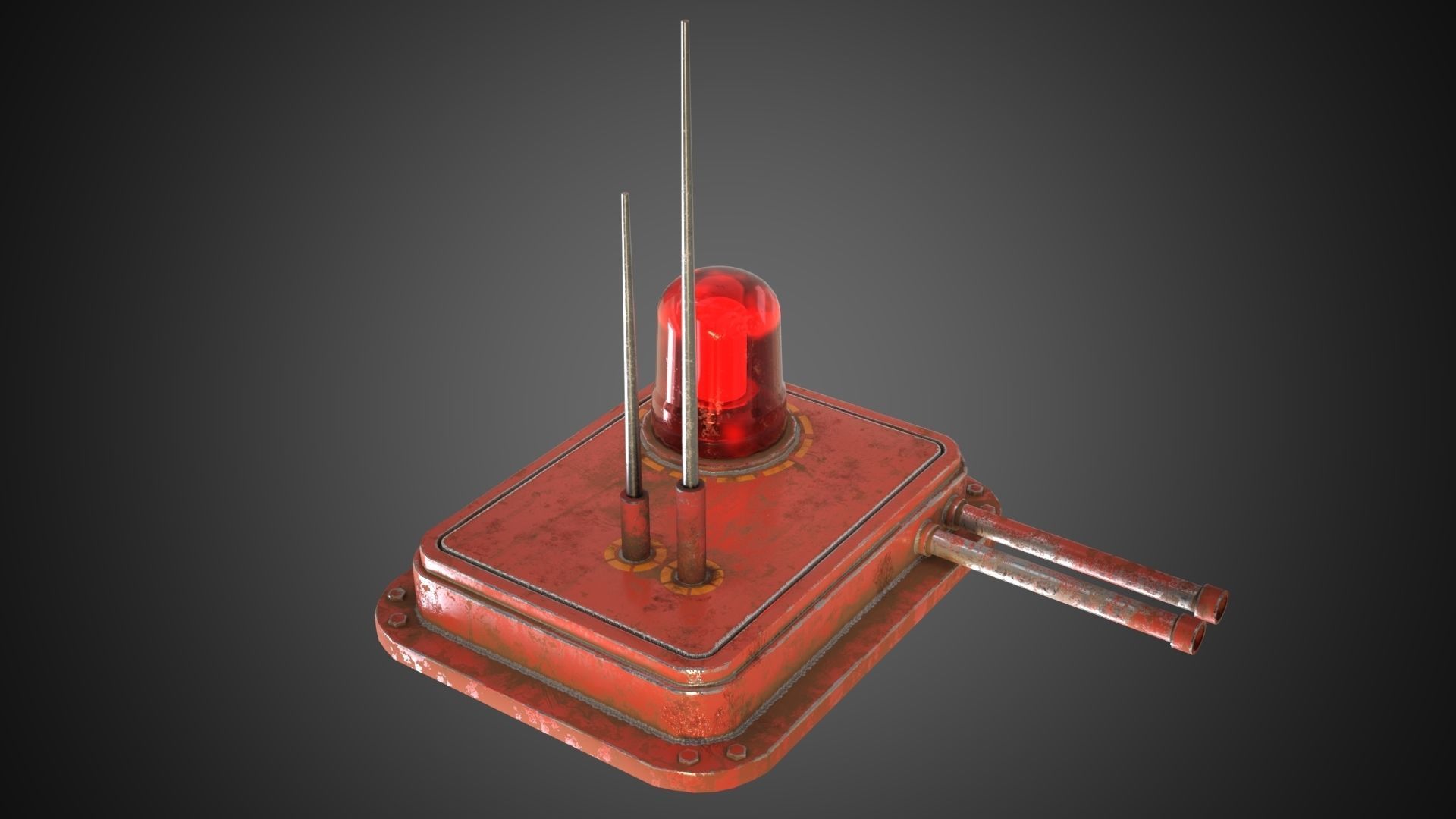 Industrial signal light free VR / AR / low-poly 3D model | CGTrader
