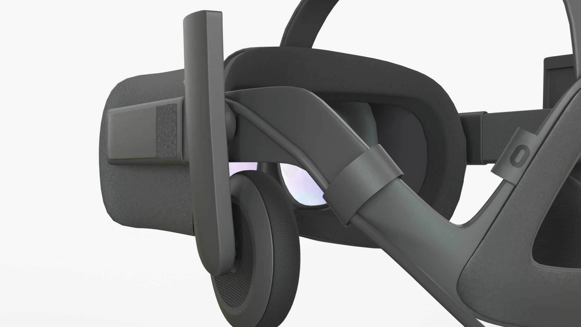 Oculus Rift with Controllers and Sensors 3D model | CGTrader