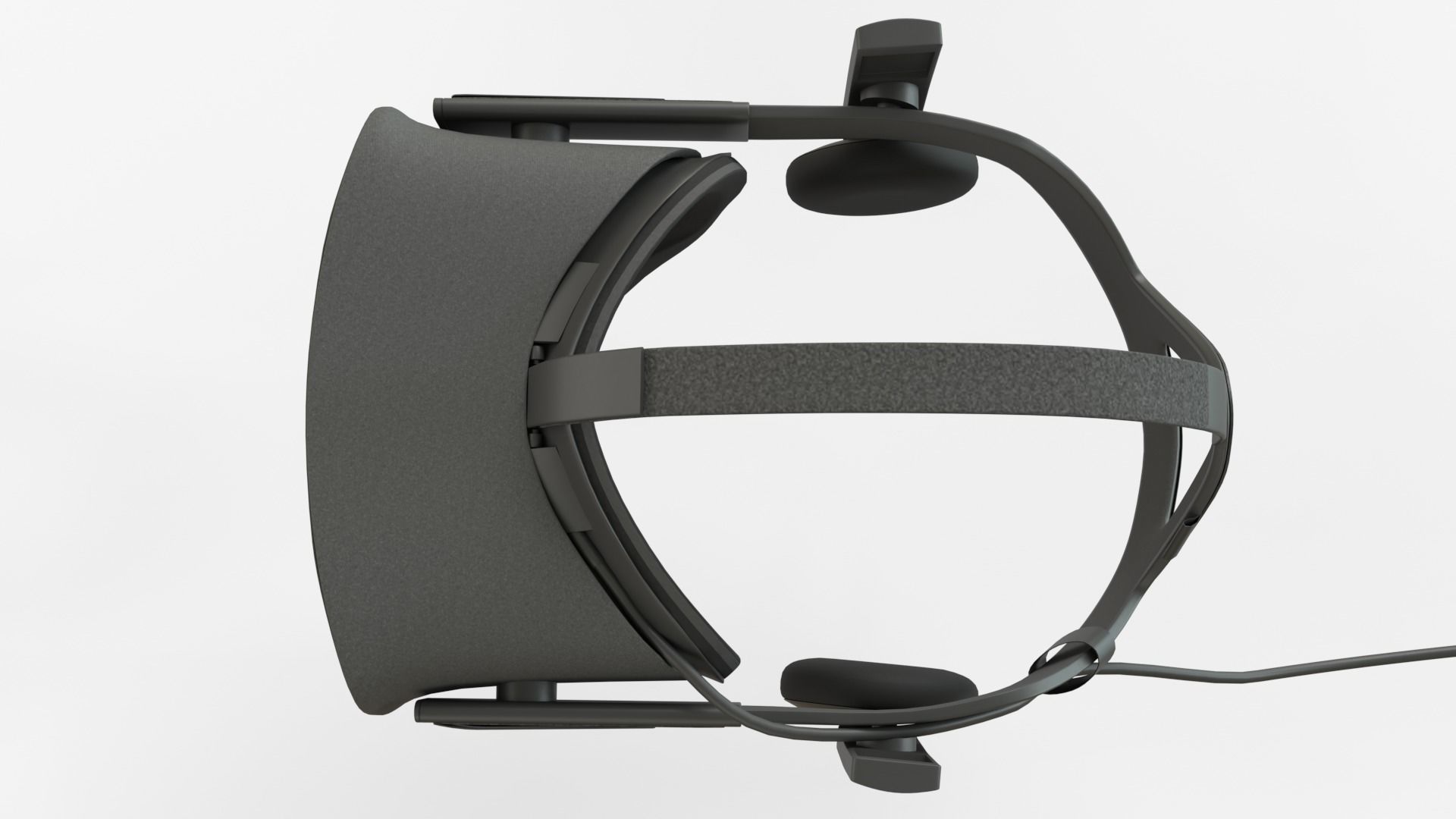 Oculus Rift with Controllers and Sensors 3D model | CGTrader