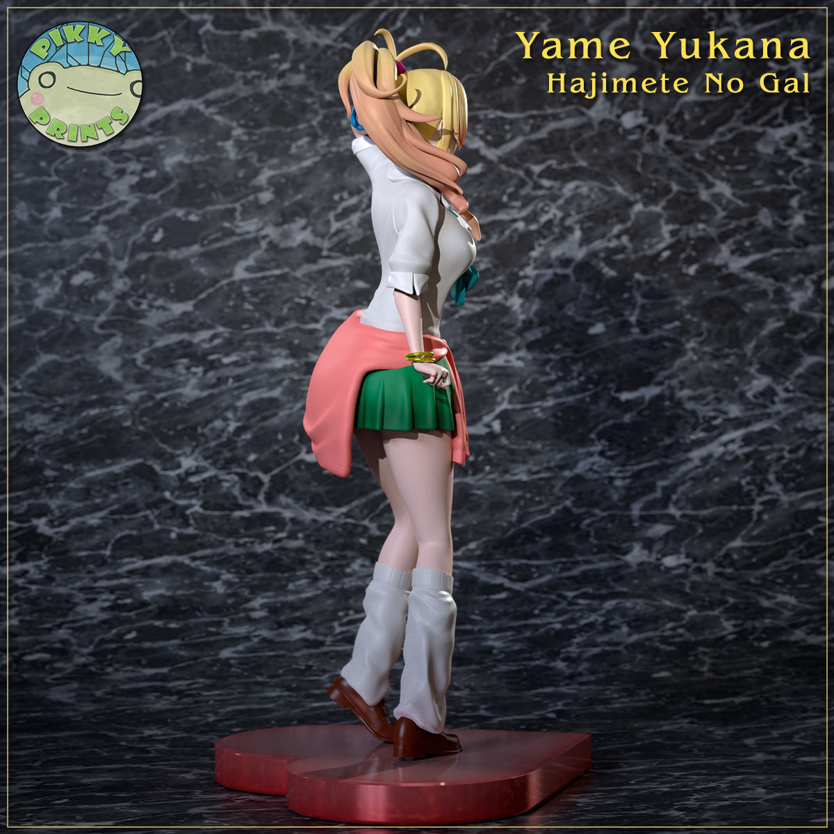 Yame Yukana - Hajimete No Gal 3D model 3D printable | CGTrader