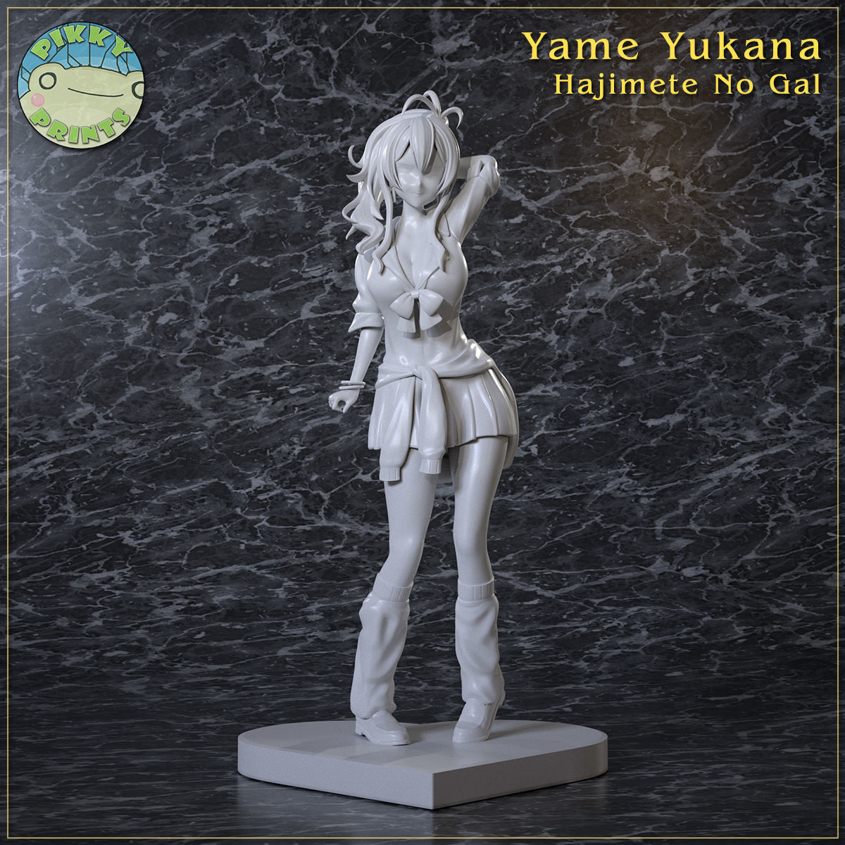 Yame Yukana - Hajimete No Gal 3D model 3D printable | CGTrader
