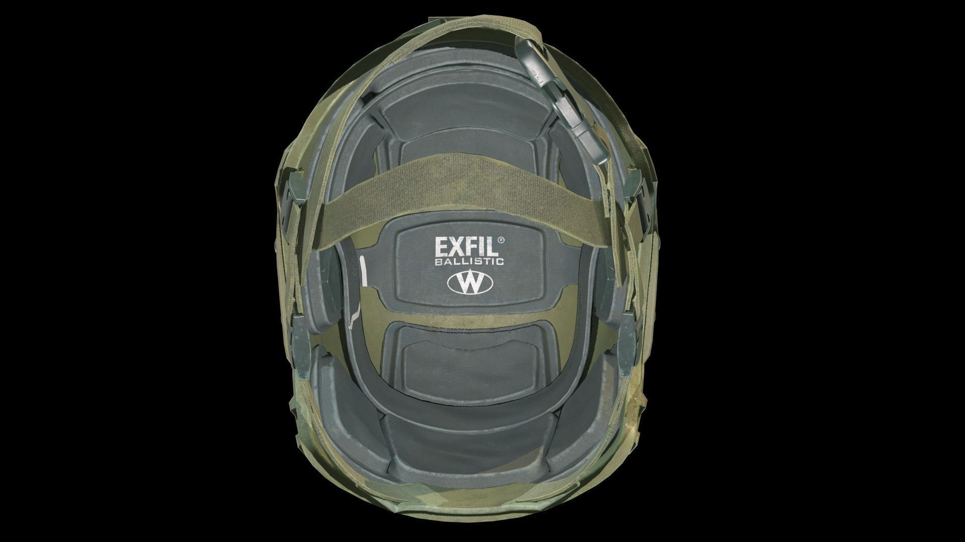 3D model Exfil Ballistic Helmet VR / AR / low-poly | CGTrader