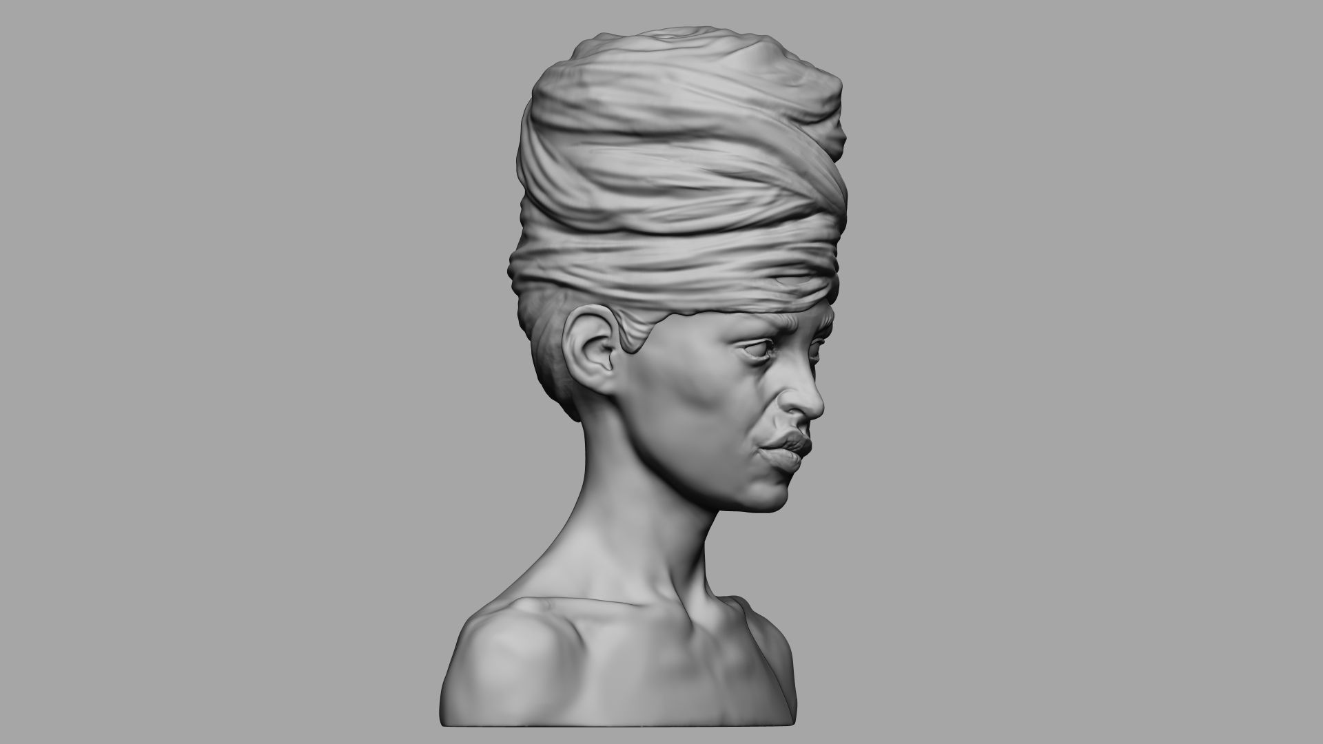 Female bust 010 3D model 3D printable | CGTrader
